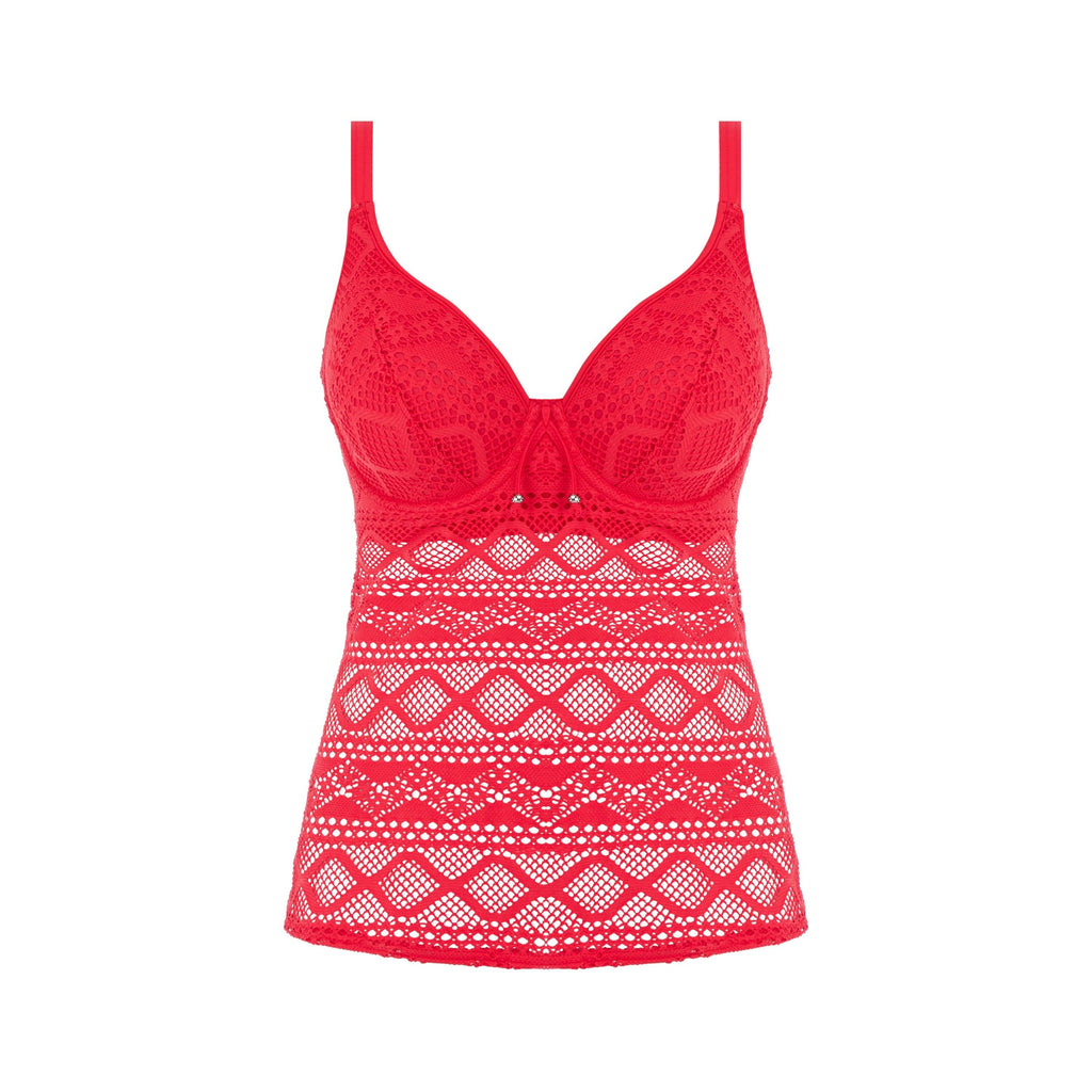 Freya "Sundance" Red UW Padded Tankini (DD) – Lion's Lair Boutique
